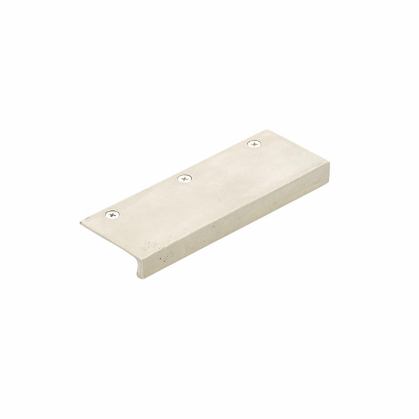 Emtek Rustic Modern Edge Cabinet Pull 4-1/2in Center-to-Center | Wayfair