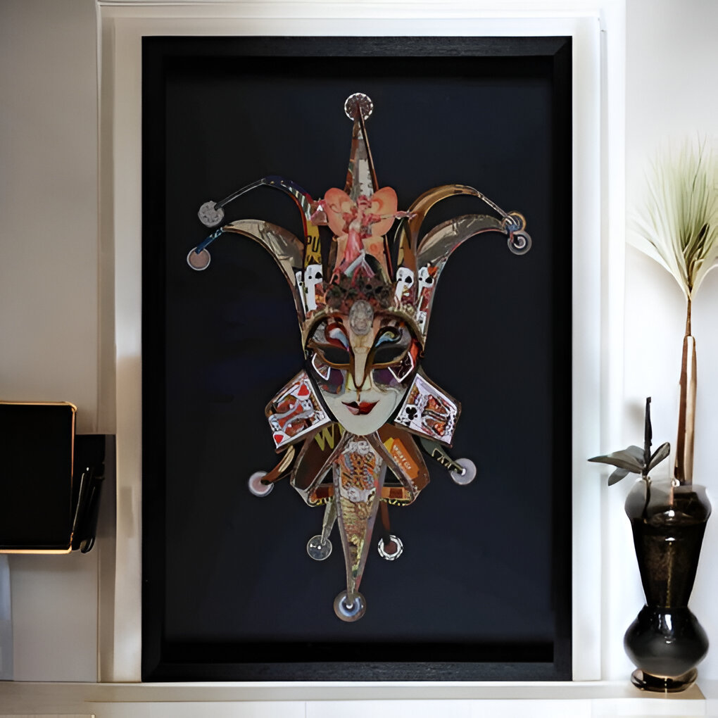 Light Interiors Queen Collage Art With Black PS Frame | Wayfair