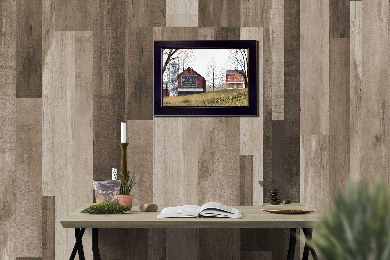 Rosalind Wheeler "Mail Pouch Barn" By Billy Jacobs, Printed Wall Art ...