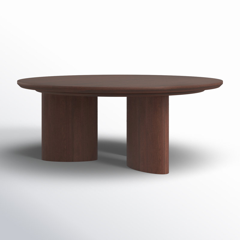 Safavieh Couture Barnard Round Wood Coffee Table & Reviews | Perigold