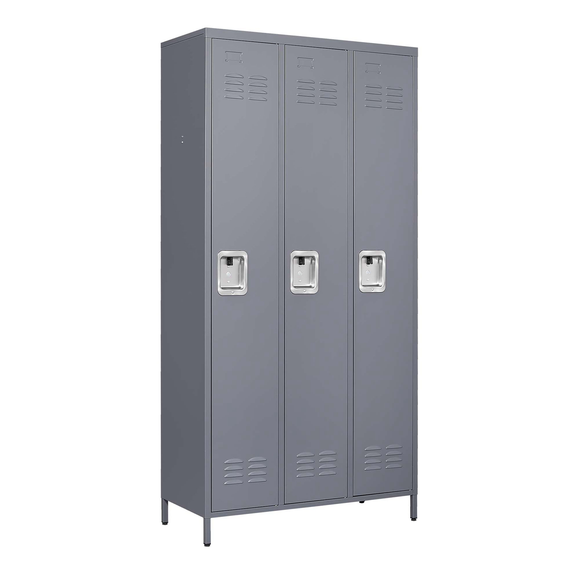 Alcott Hill® 3 Door 72"H Metal Lockers With Lock for Employees,Storage ...