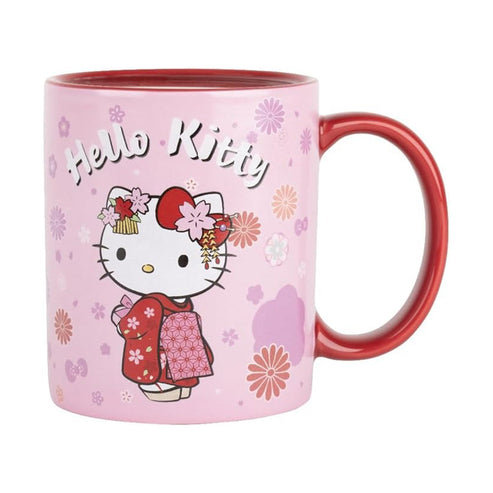Fairmont Park Hello Kitty Red Kimono Heat Change Mug | Wayfair.co.uk