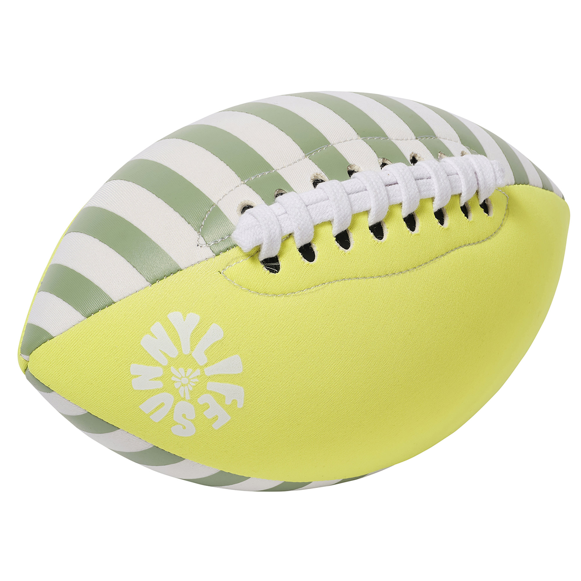 Sunnylife: Neoprene Football Tides Out - Citrus Stripe - 9" Inflatable ...