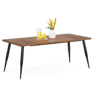 Metal Wood Kitchen & Dining Tables You'll Love | Wayfair