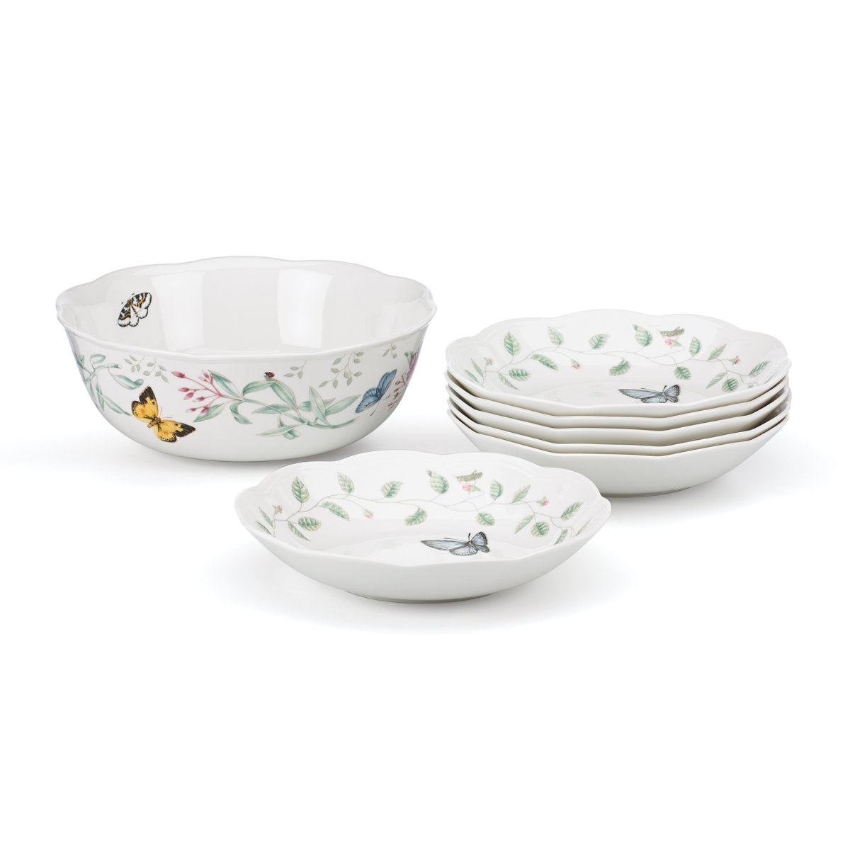 Lenox Butterfly Meadow 7 Piece Dinnerware Set & Reviews | Perigold