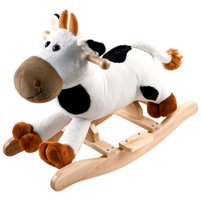 Happy Trails Plush Connie Cow Rocker & Reviews | Wayfair