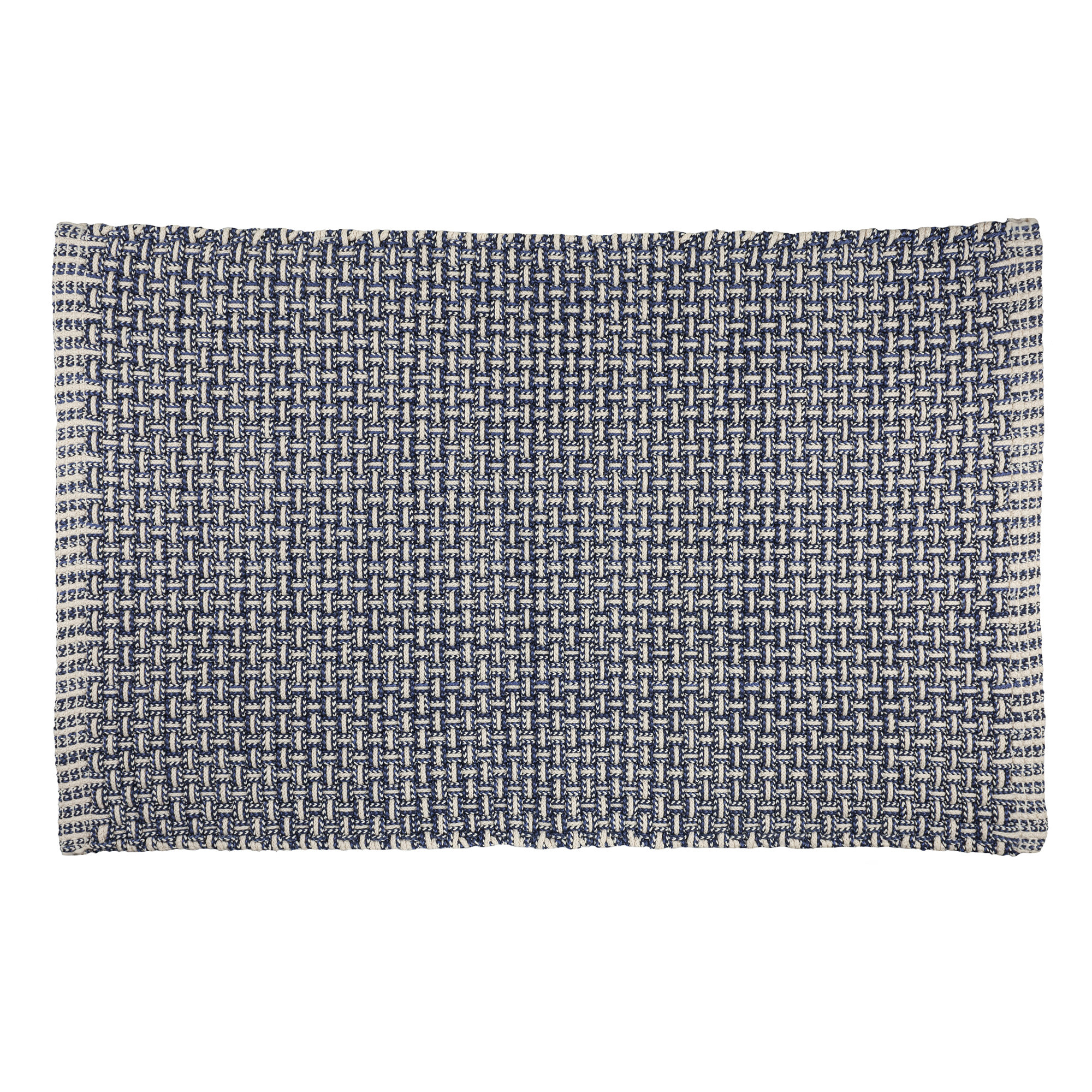 Breakwater Bay Comanche Hand Braided 2' x 3' Blue Indoor / Outdoor Area ...