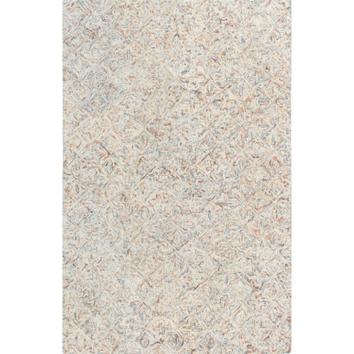 CompanyC Barranco Hand Tufted Wool Gray/Yellow/Orange Area Rug ...