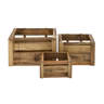 Sand & Stable™ 3 Piece Solid Wood Crate Set & Reviews | Wayfair