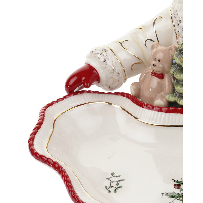 Spode Christmas Tree Figural Santa Dish & Reviews | Wayfair