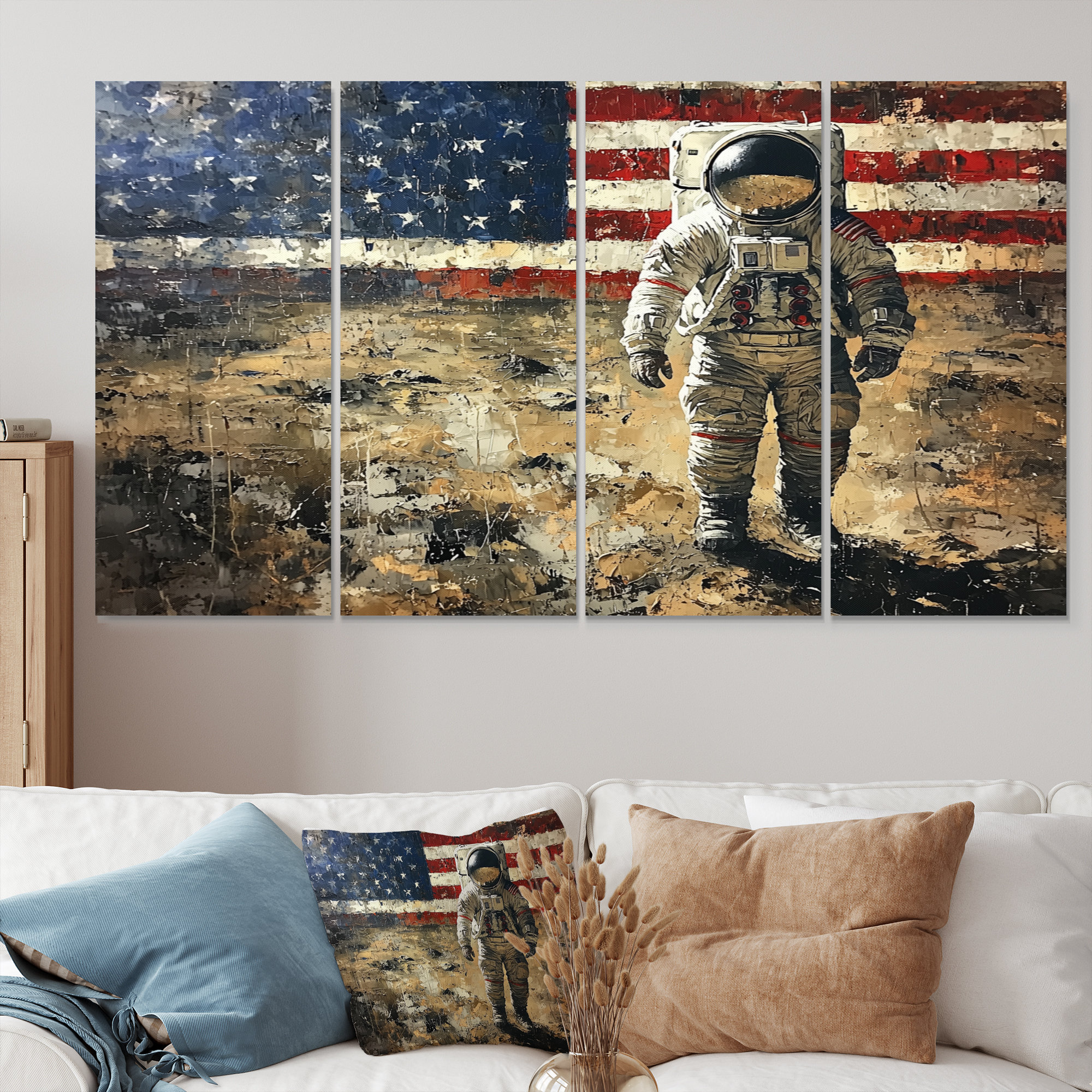 Williston Forge Usa Moon Apollo 13 Mission II - Moon Wall Decor ...