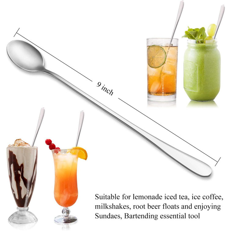 Latitude Run® Long Handle Iced Tea Spoon, Coffee Spoon, Ice Cream Spoon ...