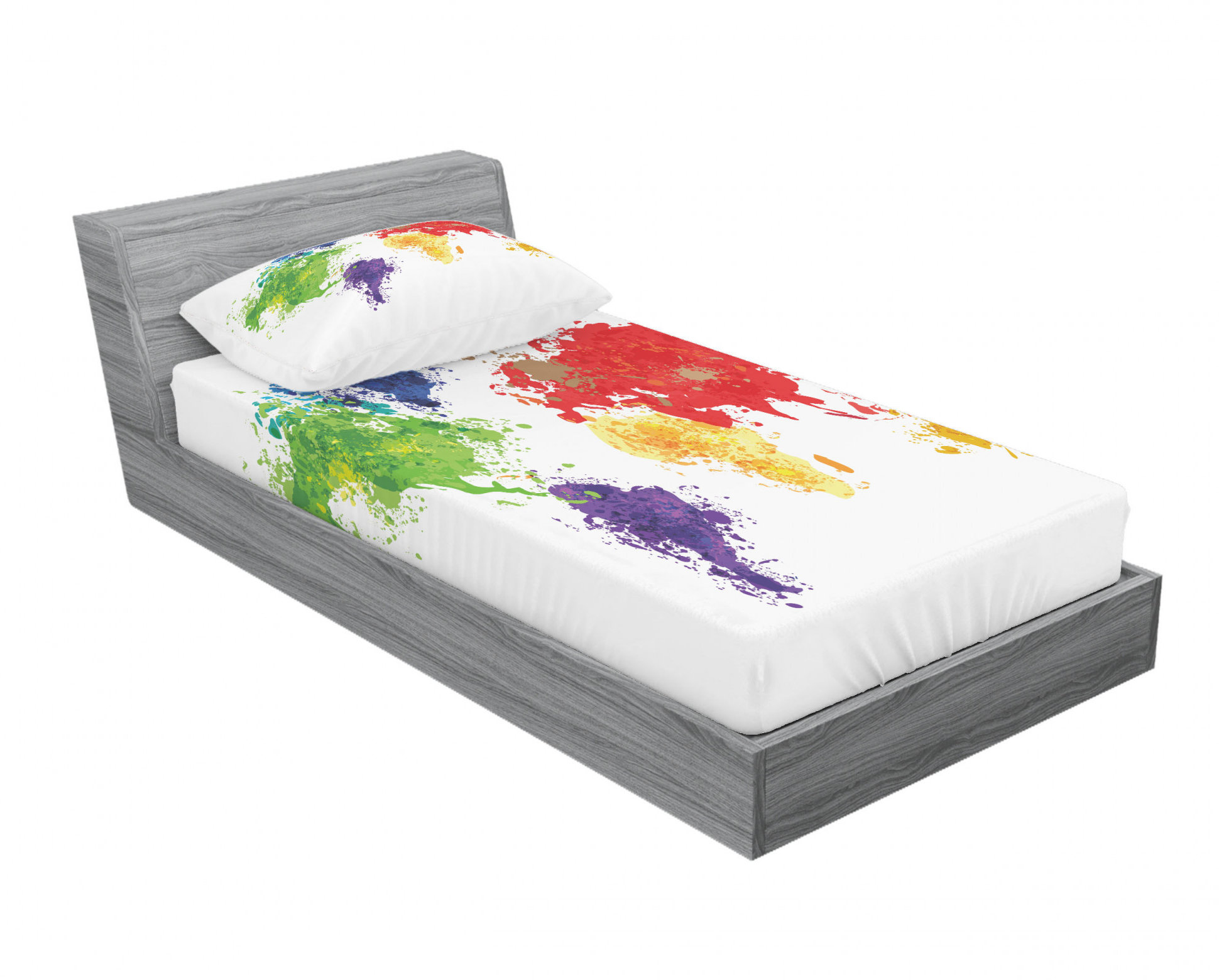 Ambesonne World Map Sheet set | Wayfair