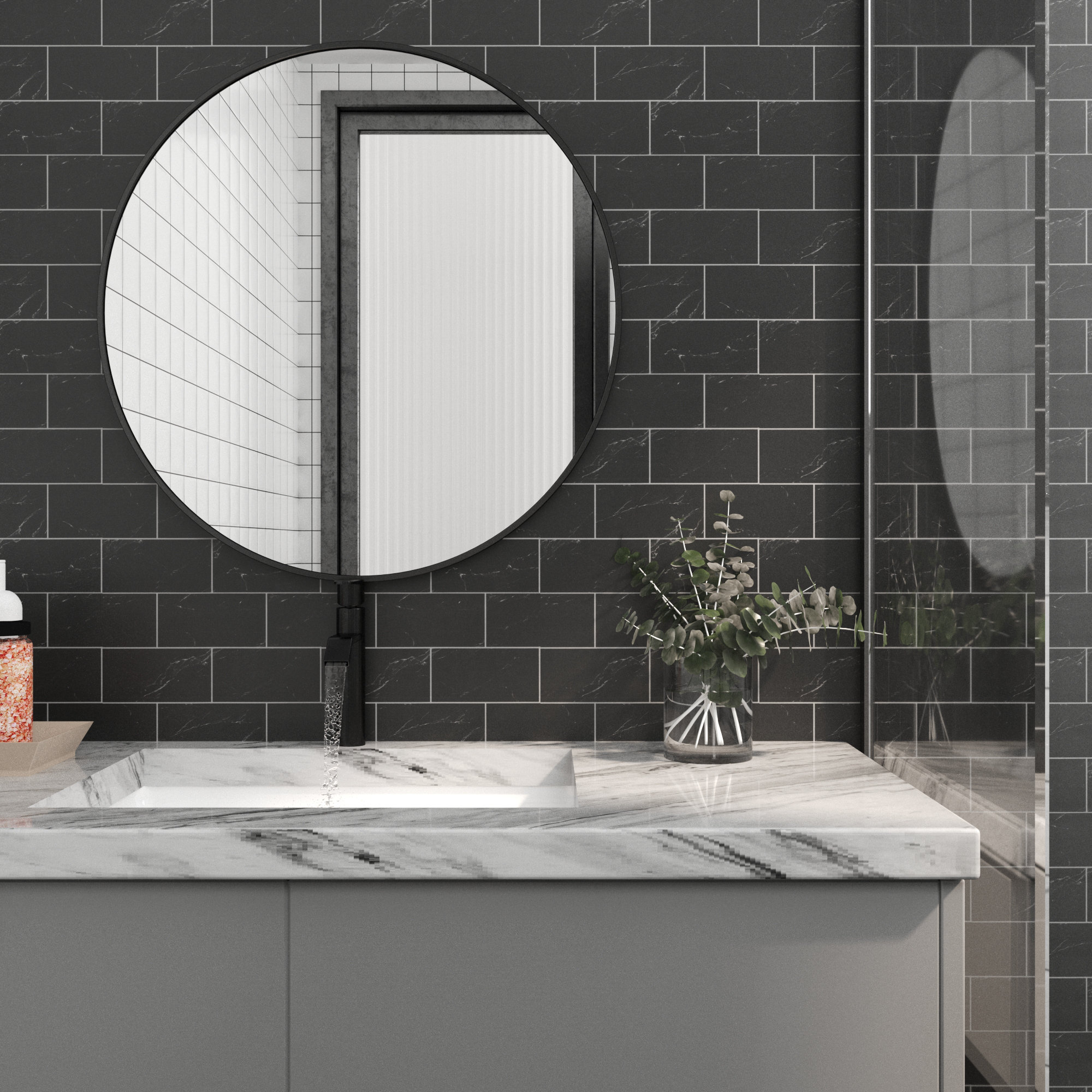 ilemong 12" X 12" Peel And Stick Wall Tile, 12 Pcs Vinyl Subway Wall ...