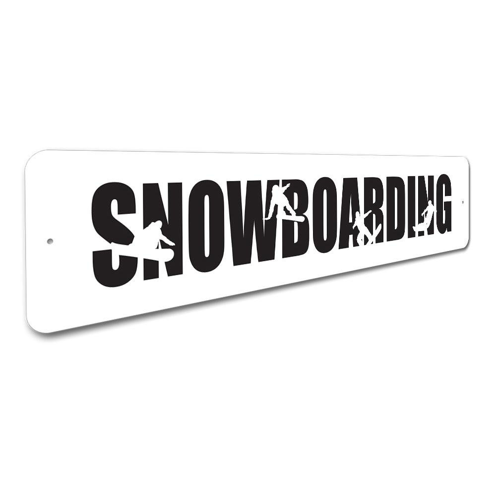 Lizton Sign Shop, Inc Snowboarding Aluminum Sign | Wayfair