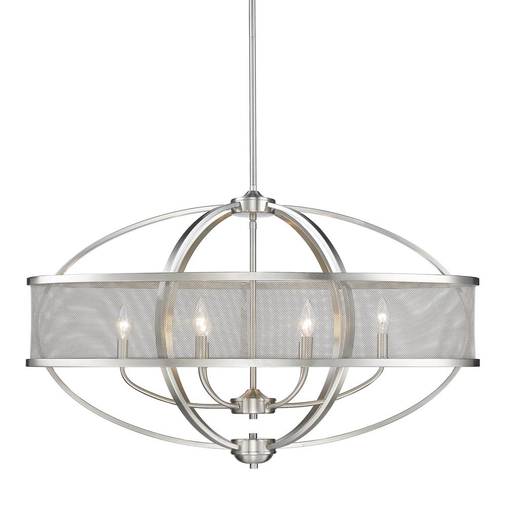 Gracie Oaks Esaul 6 - Light Candle Style Geometric Chandelier | Wayfair