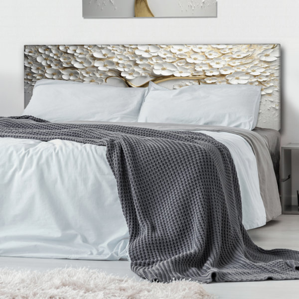 Mercer41 Kuncho White Orchid Tree Garden Of Branches V I - Upholstered ...