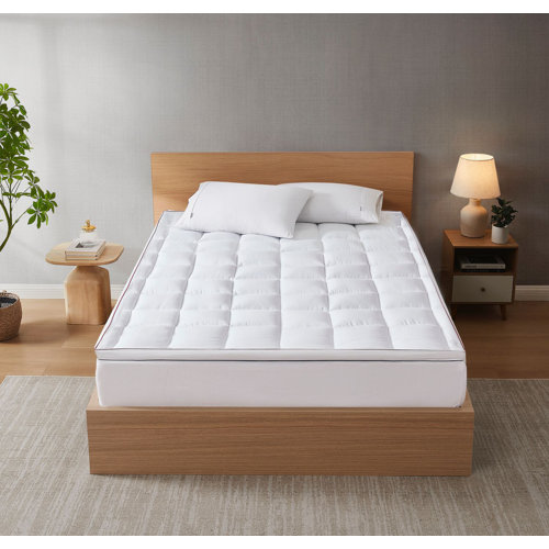 Alwyn Home Fronie Extra Thick Mattress Topper, 8-21 Inch Mattress, Soft ...