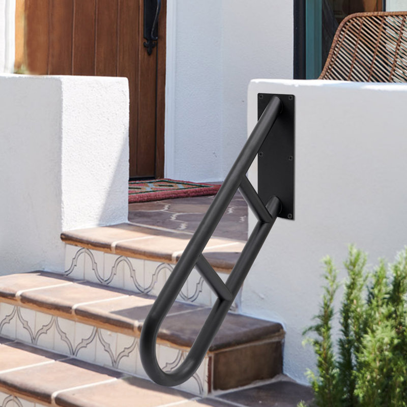 DENFER 26" Double Wall Mounted Stair Handrails | Wayfair