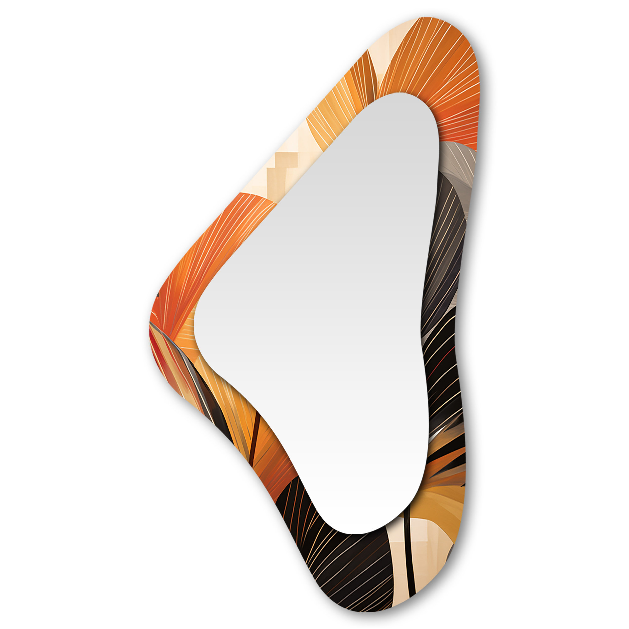 funky shape mirror