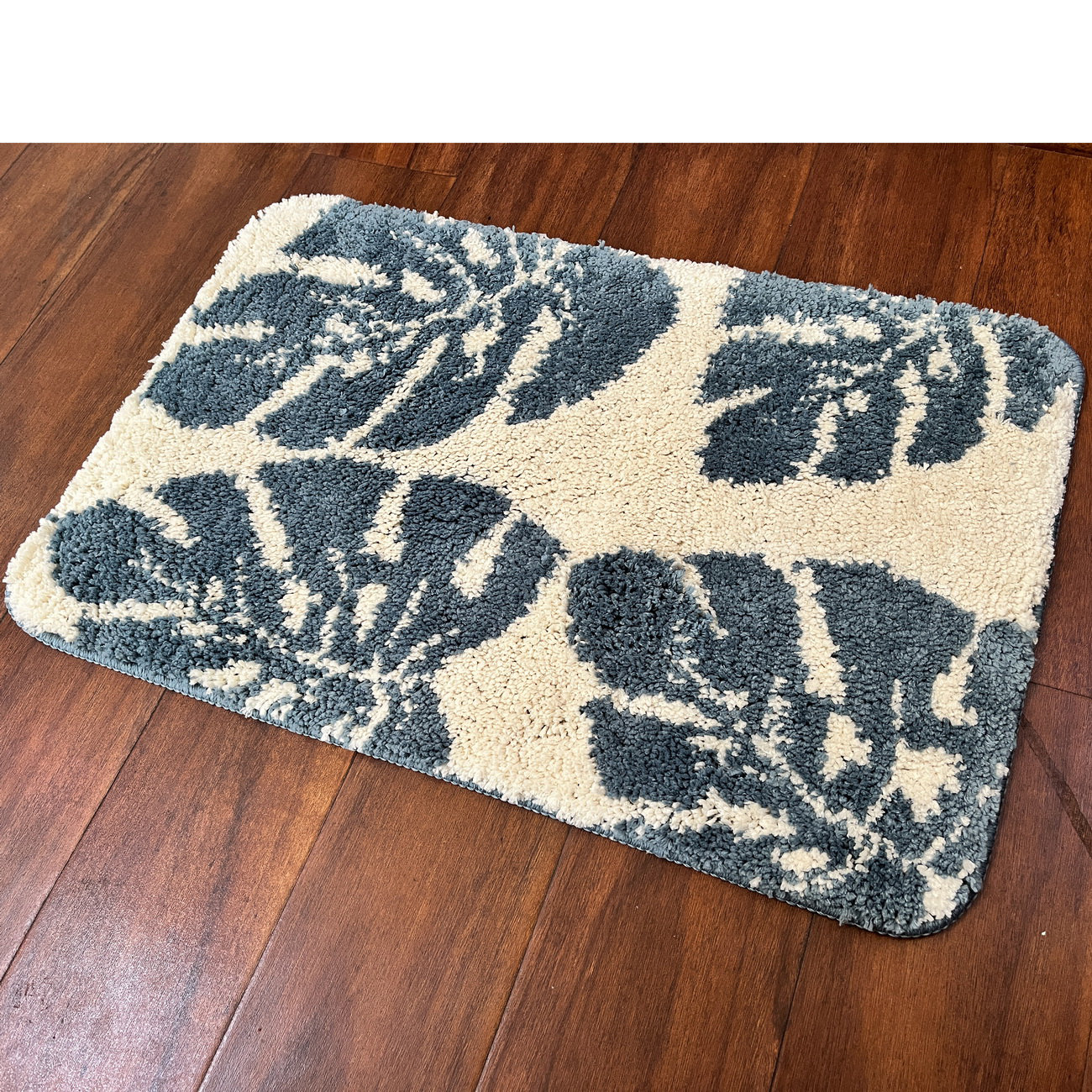 Bayou Breeze Samar Floral Bath Rug | Wayfair