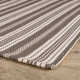 Rish Ticking Stripe Grey/Ivory Handwoven Indoor/Outdoor Rug | Birch Lane
