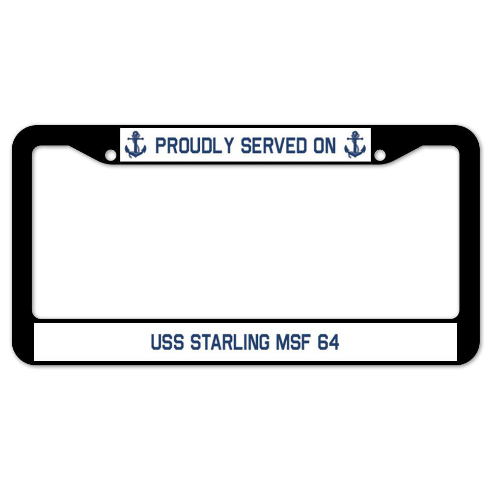 SignMission Proudly Served on USS STARLING MSF 64 Plate Frame | Wayfair