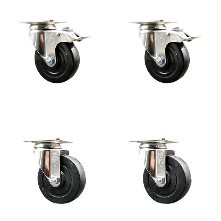 Service Caster Hard Rubber Casters - Wayfair Canada