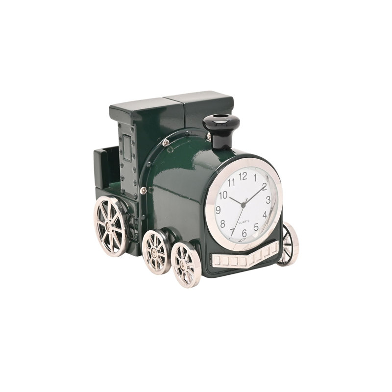 Trent Austin Design Miniature Clock Green Steam Train | Wayfair.co.uk