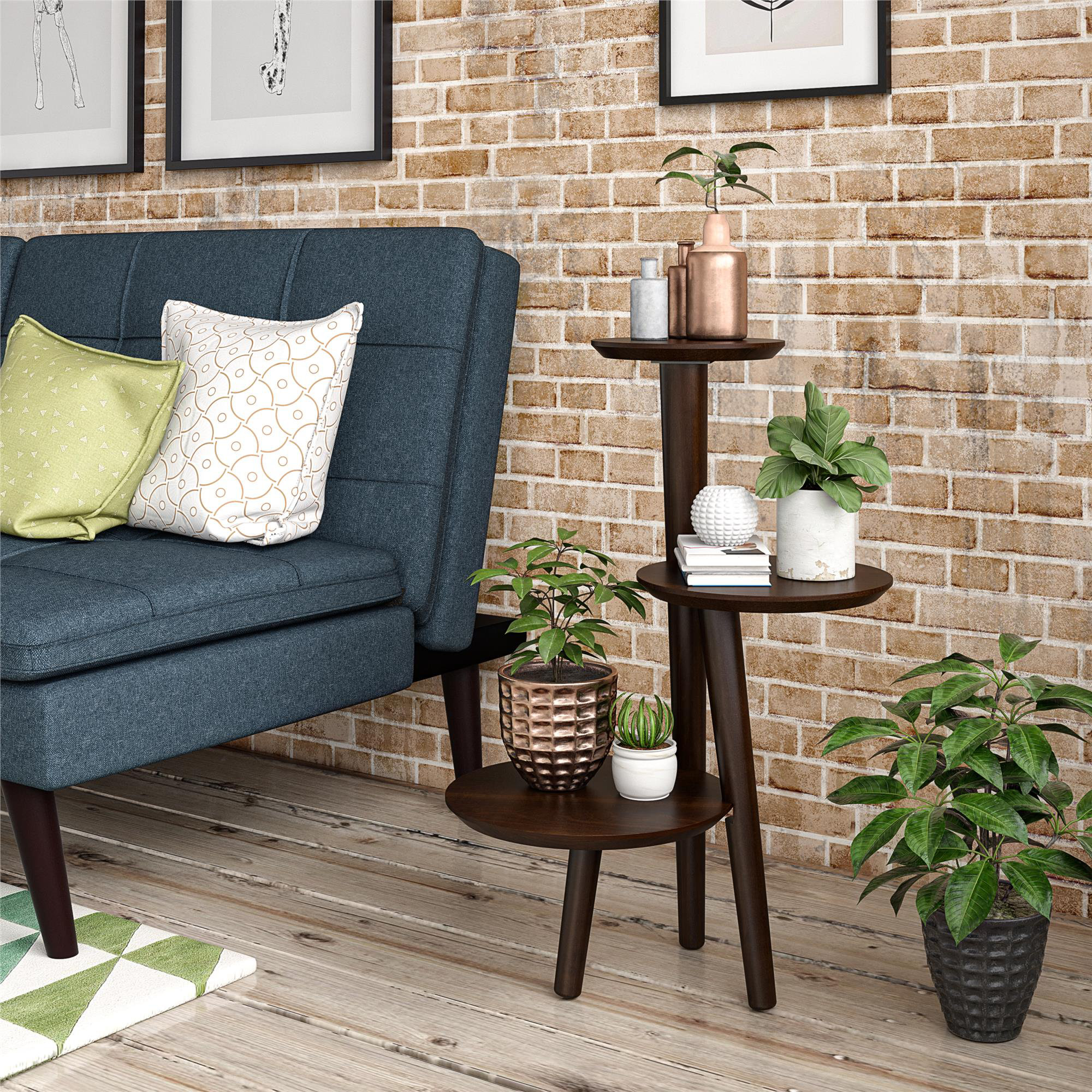 ScanMod Design Maloree Round Multi-Tiered Plant Stand & Reviews ...