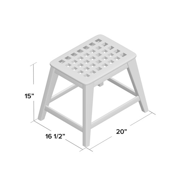 Madison Bay Trading Company Teak Step Stool & Reviews | Wayfair