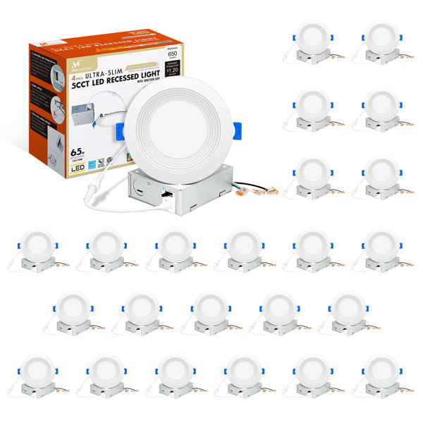 MW LIGHTING 4 Inch Canless 5 Selectable Color Temperature Ultra-Slim ...
