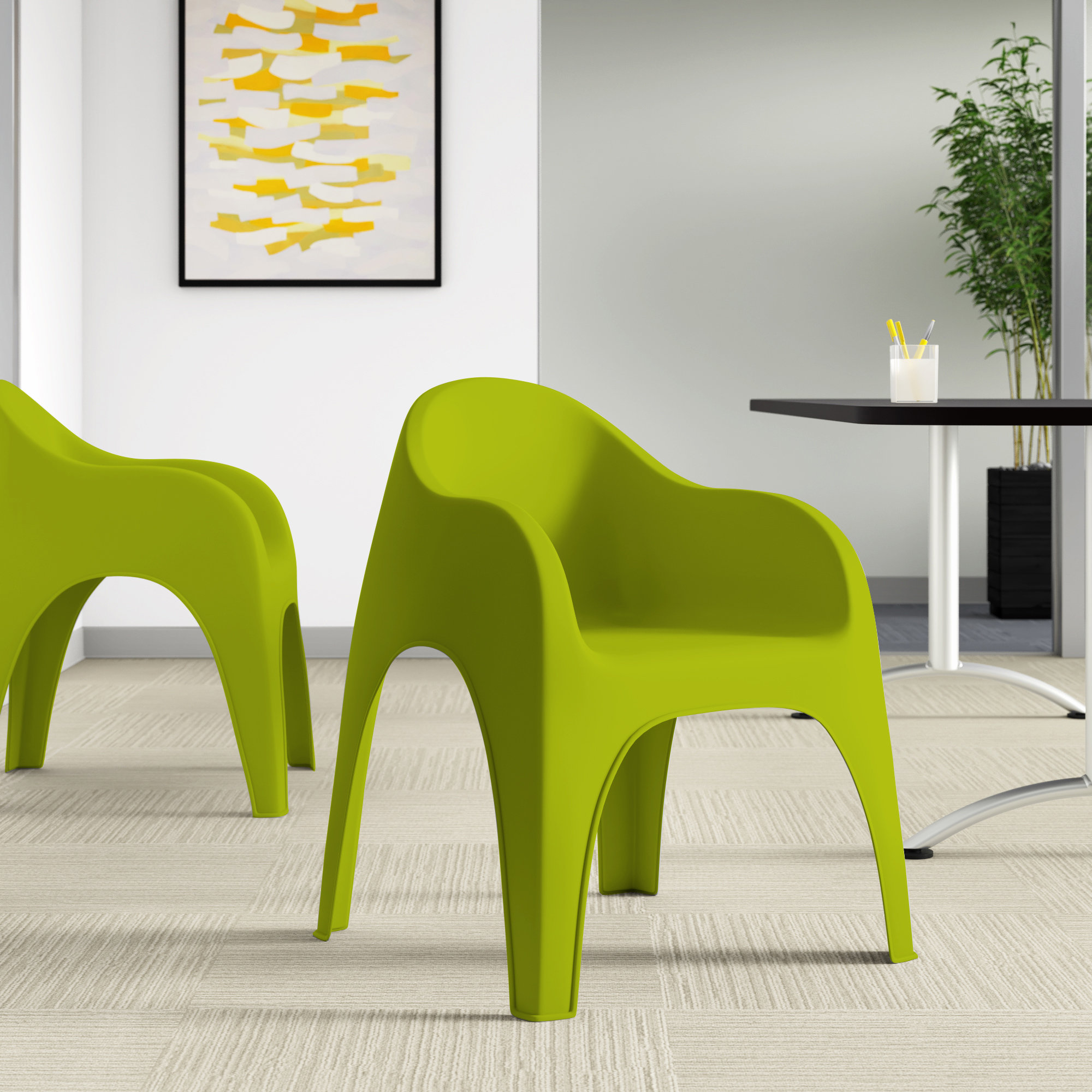 Upper Square™ Juga Molded Stackable Chair | Wayfair