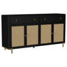 Bay Isle Home™ Cirilla 2-Drawer Cane Door Dining Sideboard Server Sand ...