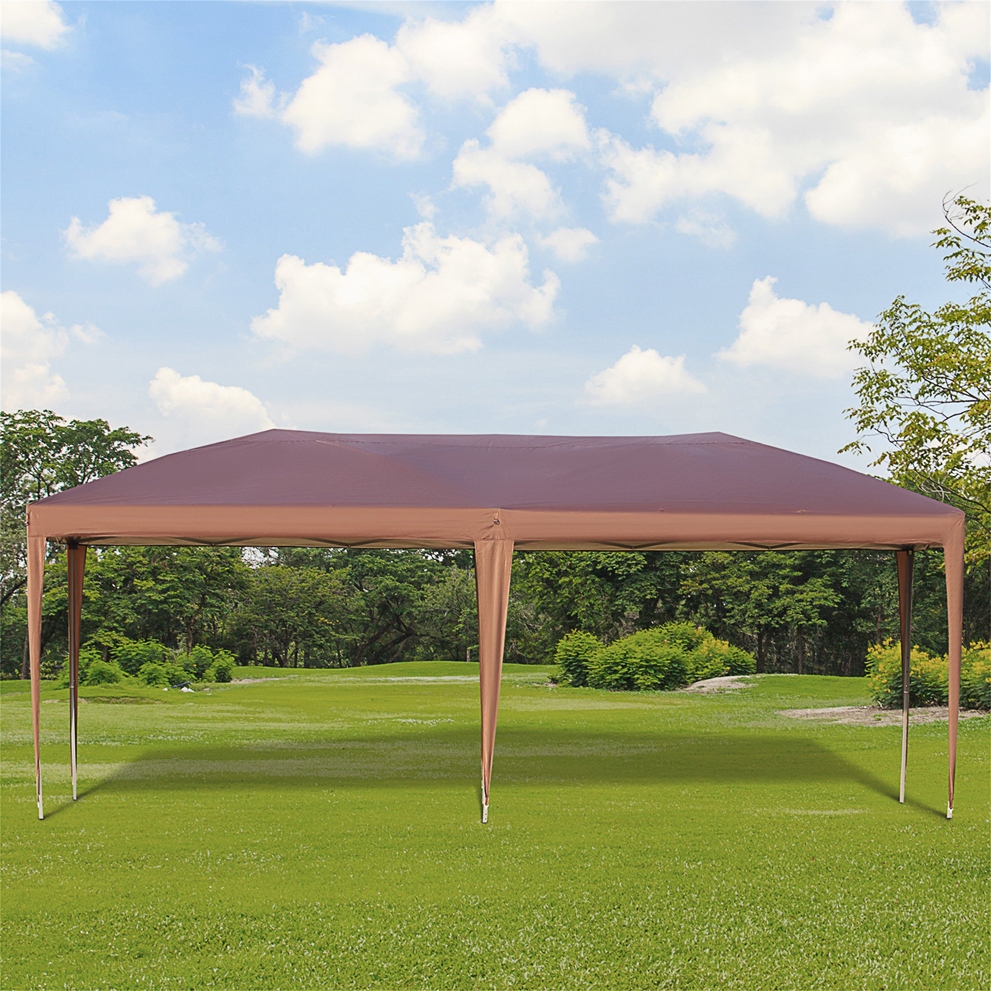 Latitude Run® Outsunny 10' X 19.2' Pop Up Canopy Tent - Wayfair Canada