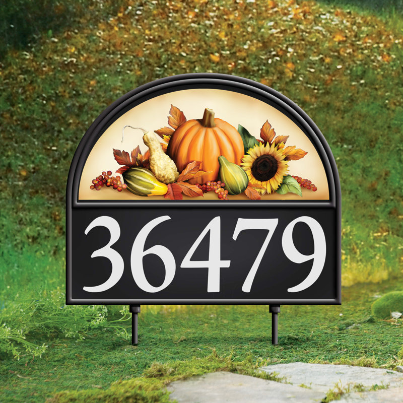 Red Barrel Studio® Four Seasons Address Marker Garden Stake & Reviews ...