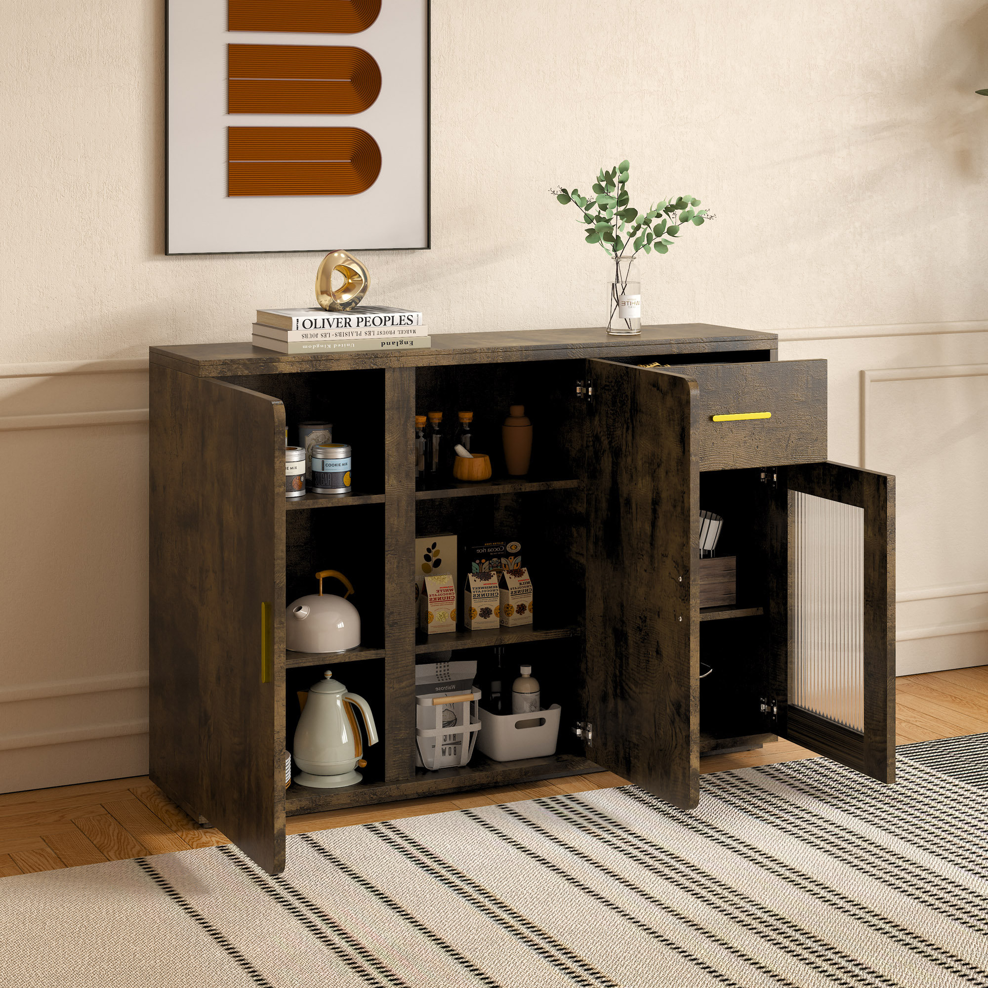 Latitude Run® Modern Accent Buffet Cabinet | Wayfair