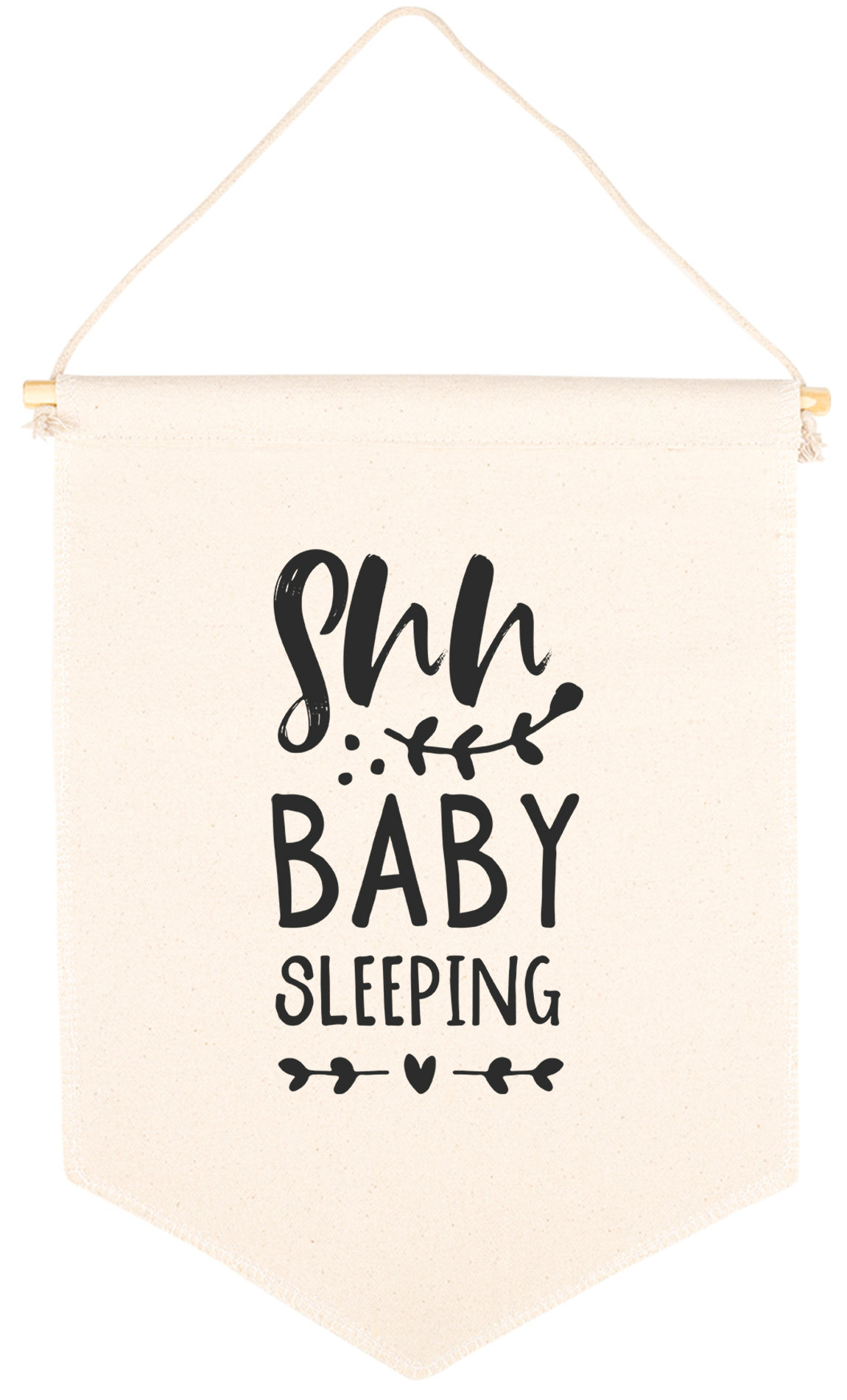 East Urban Home Shh Baby Sleeping Banners | Wayfair