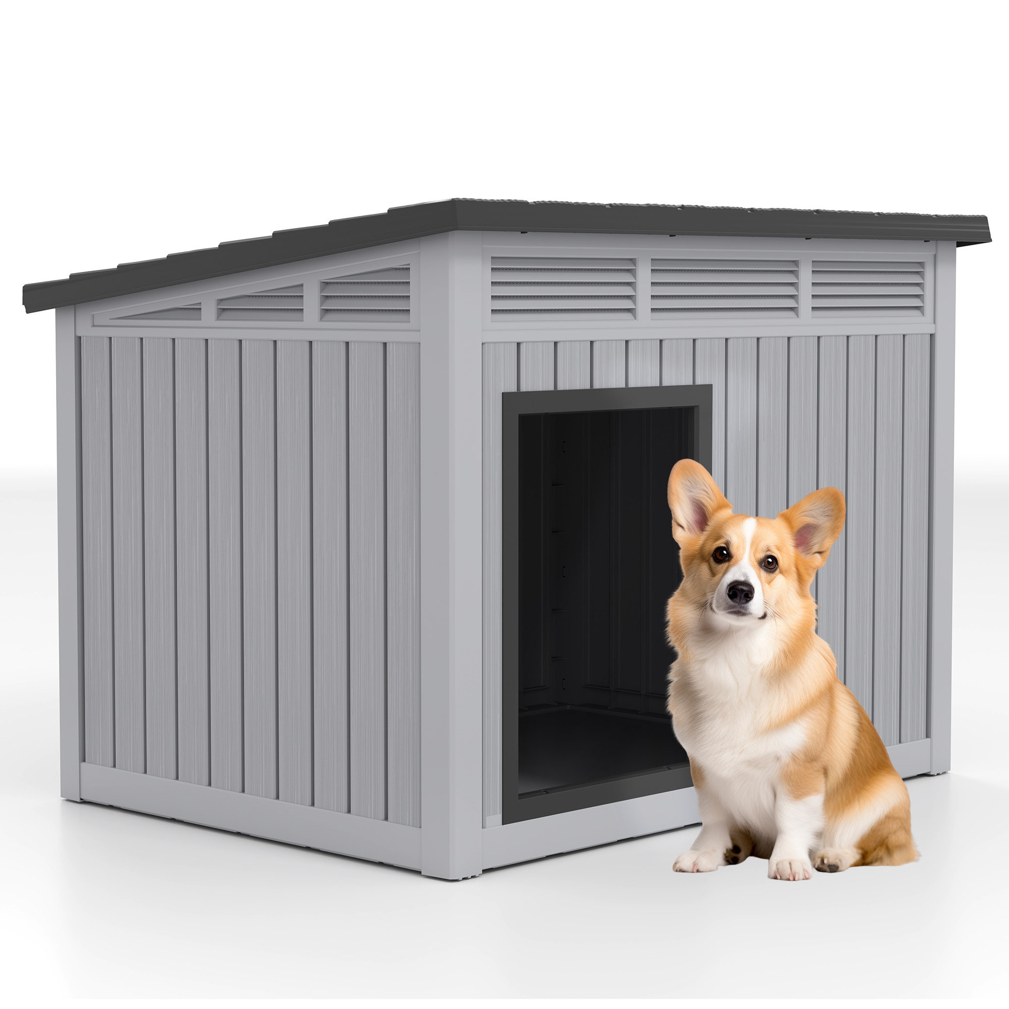 Ebern Designs Waterproof Dog House | Wayfair