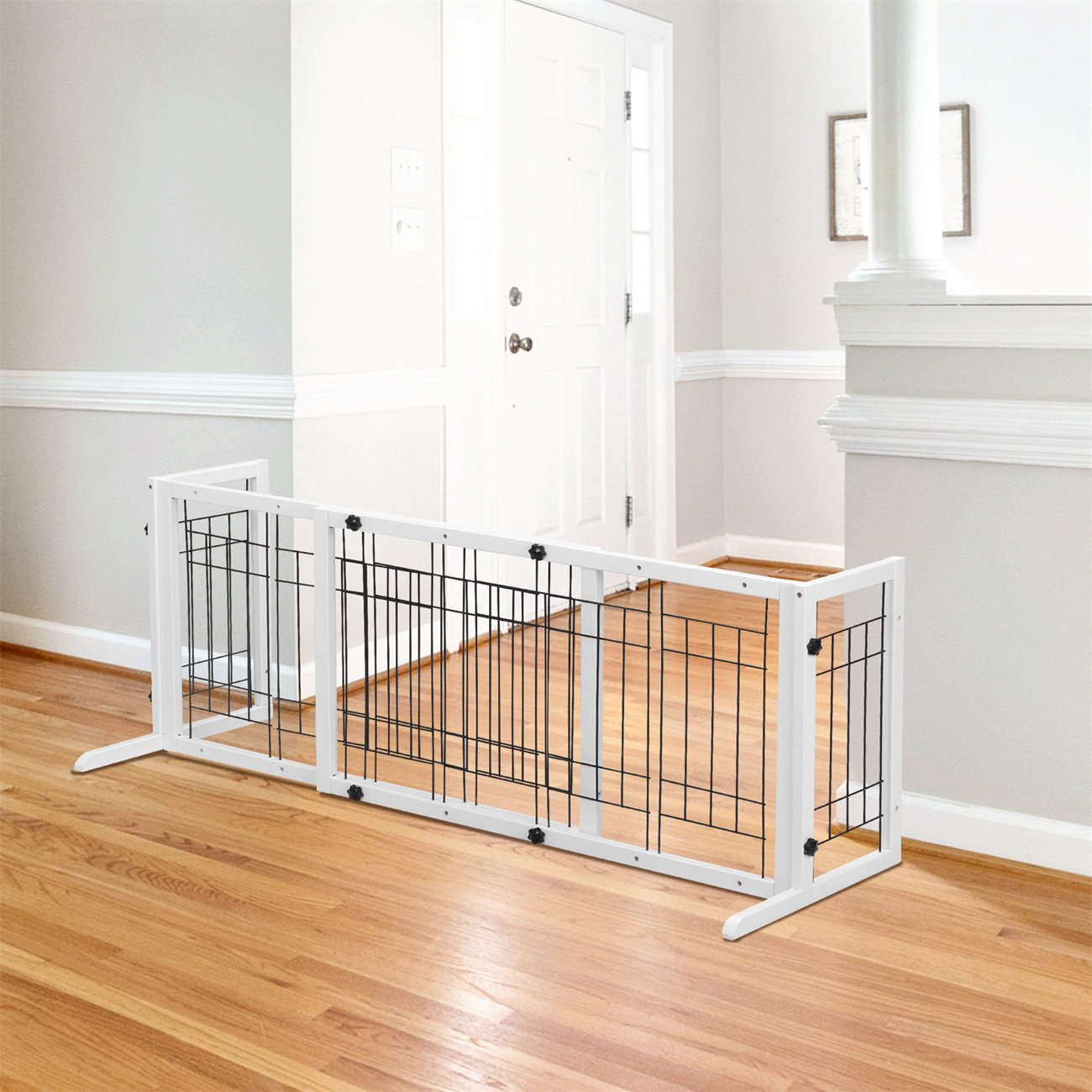 Tucker Murphy Pet™ Dekland Free Standing Pet Gate With Door | Wayfair