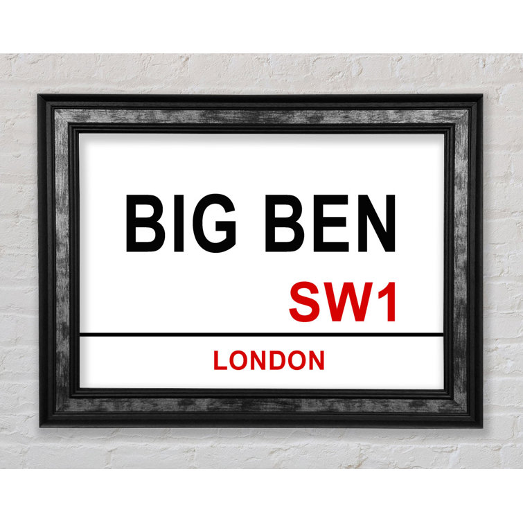 Bright Star Big Ben Signs - Single Picture Frame Art Prints | Wayfair.co.uk