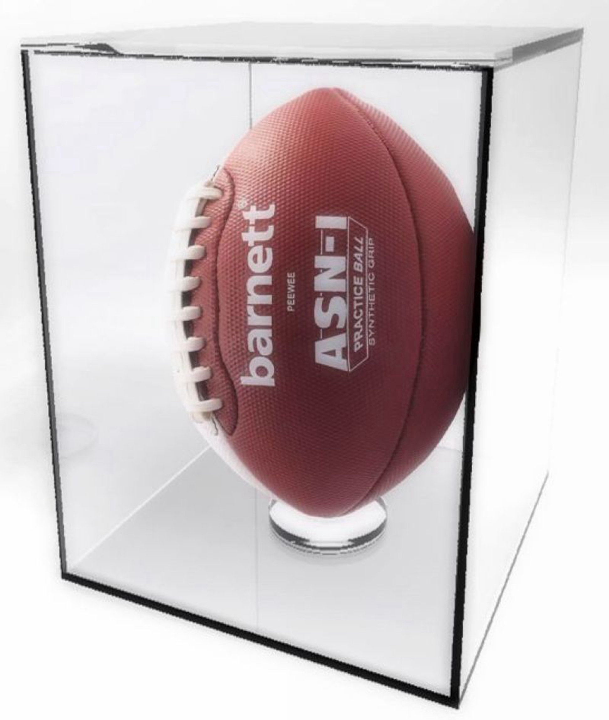 Fixturedisplays® Acrylic Sports Display Case W/ Lift-Off Top, Removable ...