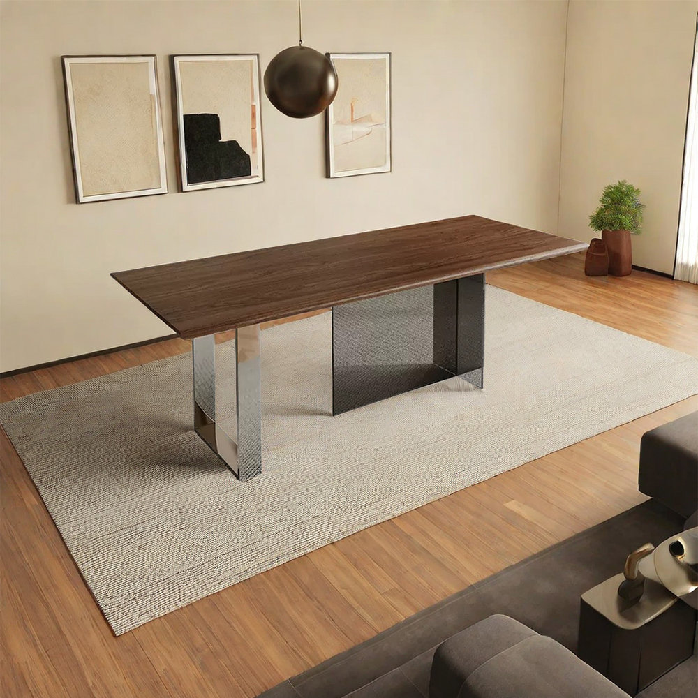 Orren Ellis Shanisa Rectangular Dining Table | Wayfair