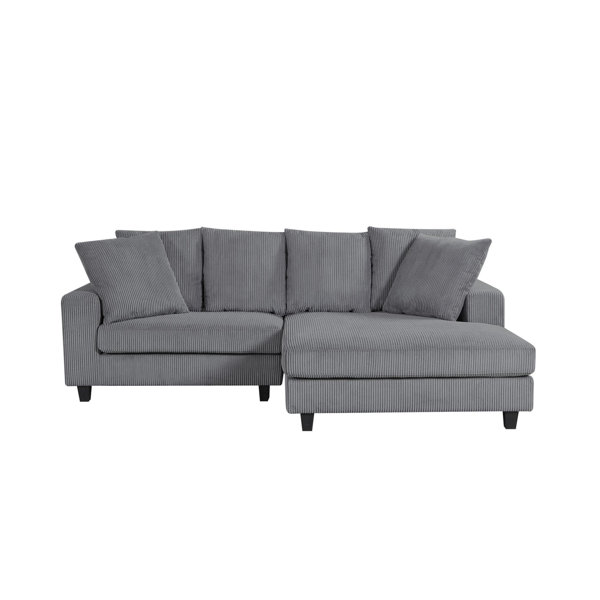 Ebern Designs Amiin 2 - Piece Upholstered Sectional & Reviews | Wayfair