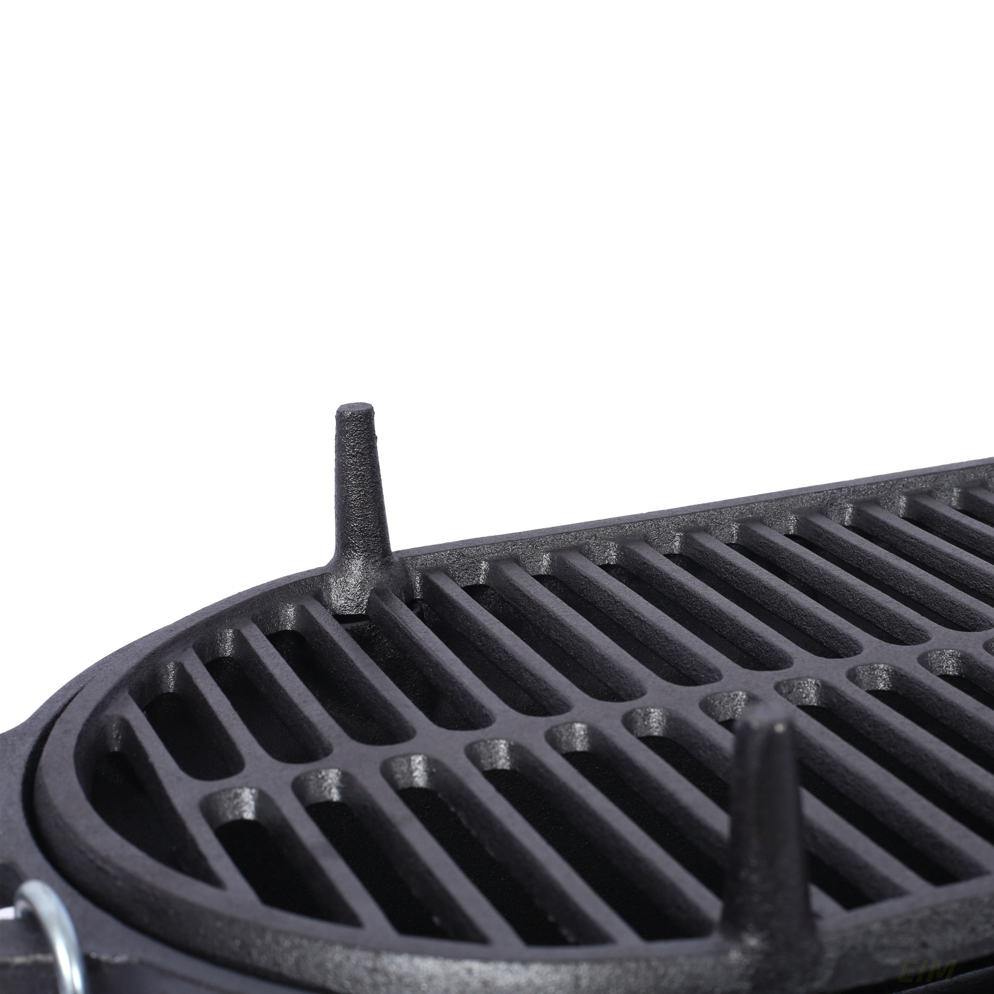 CHENGGUHENGXIN Oval Cast Iron Grill Outdoor, Portable Charcoal Grill ...