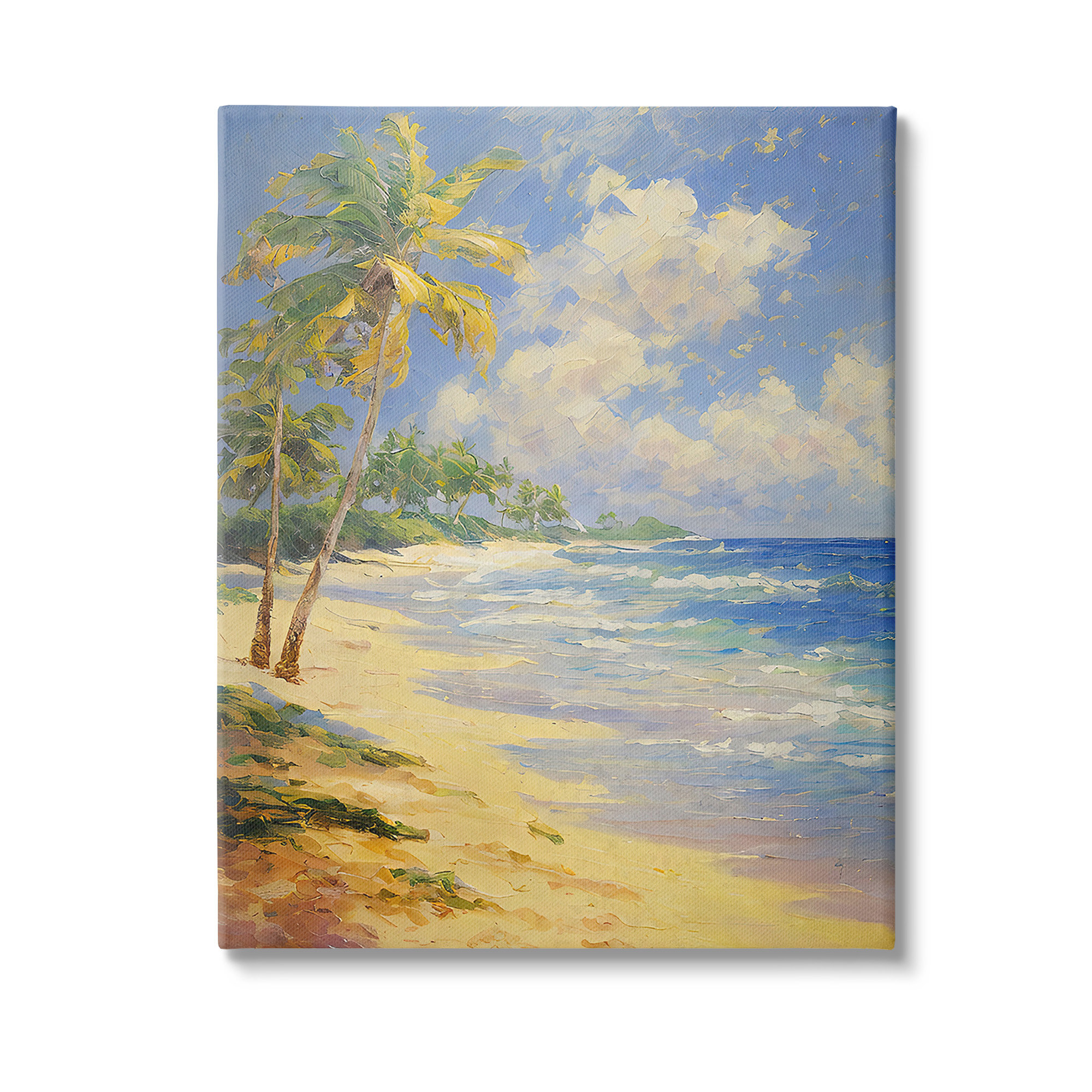 Highland Dunes Sunlit Shore Scenery Canvas Wall Art by Gina Kelly ...