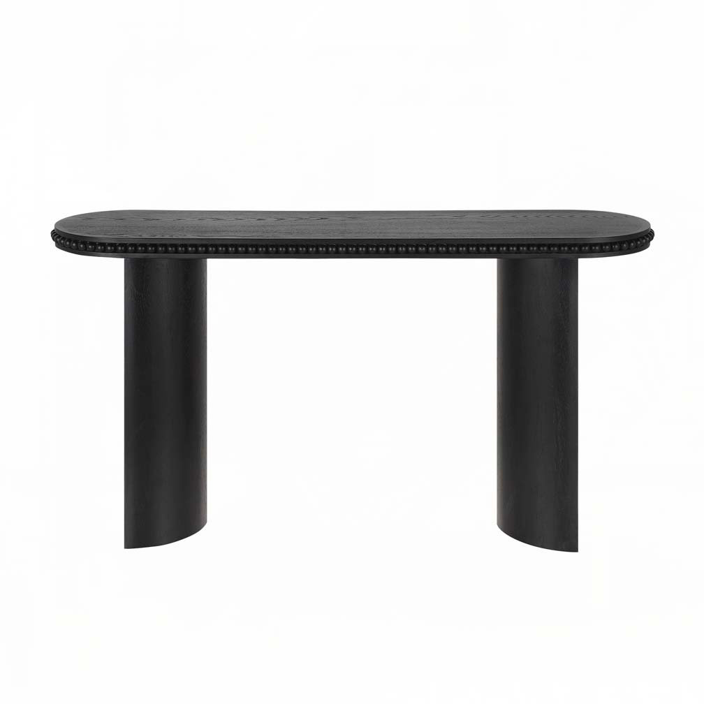 Lark Manor™ 59.84"Console Table with Beaded Trim and Reversible Curved ...