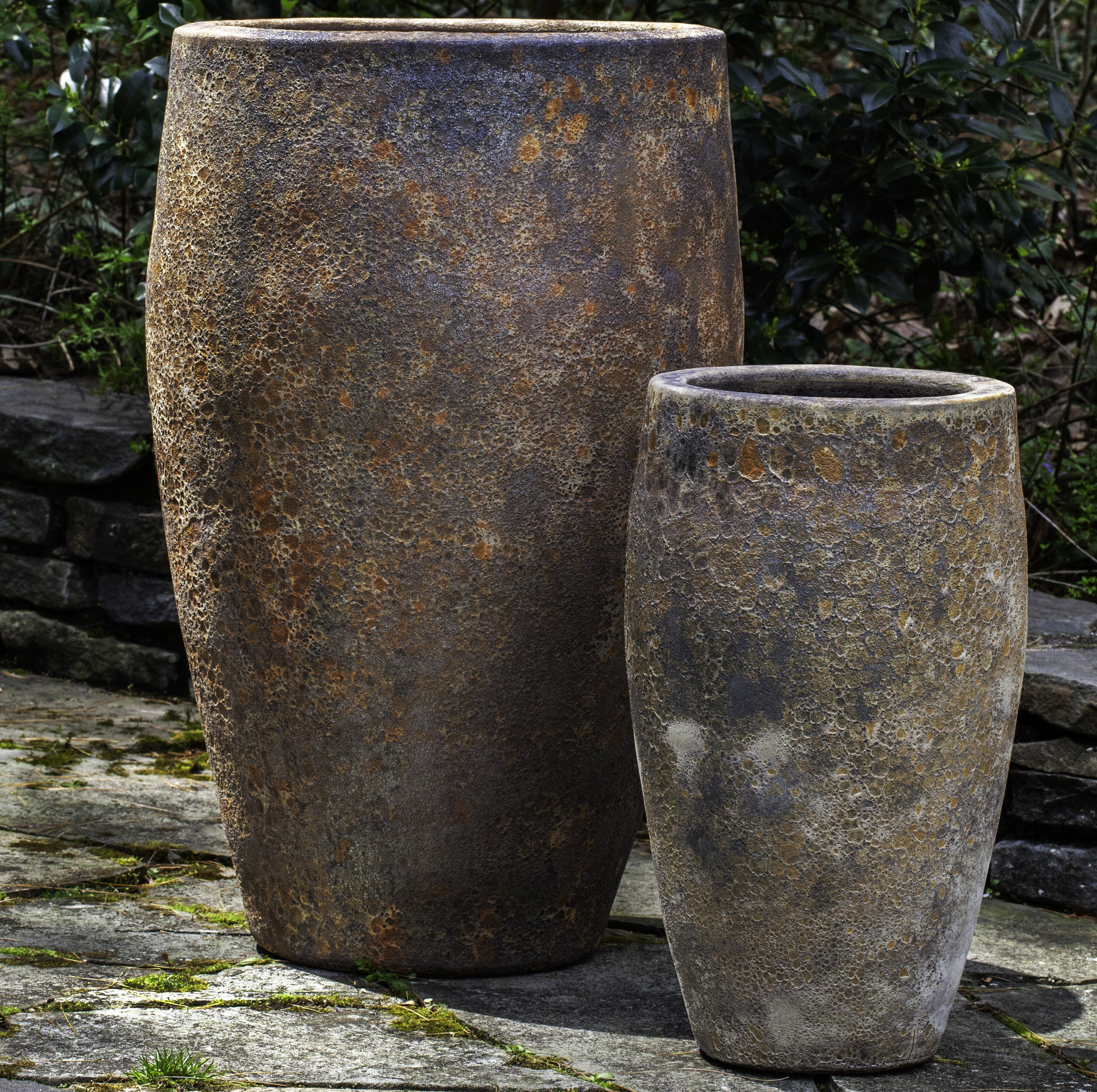 Campania International Ta Som 2-Piece Terra Cotta Pot Planter Set ...