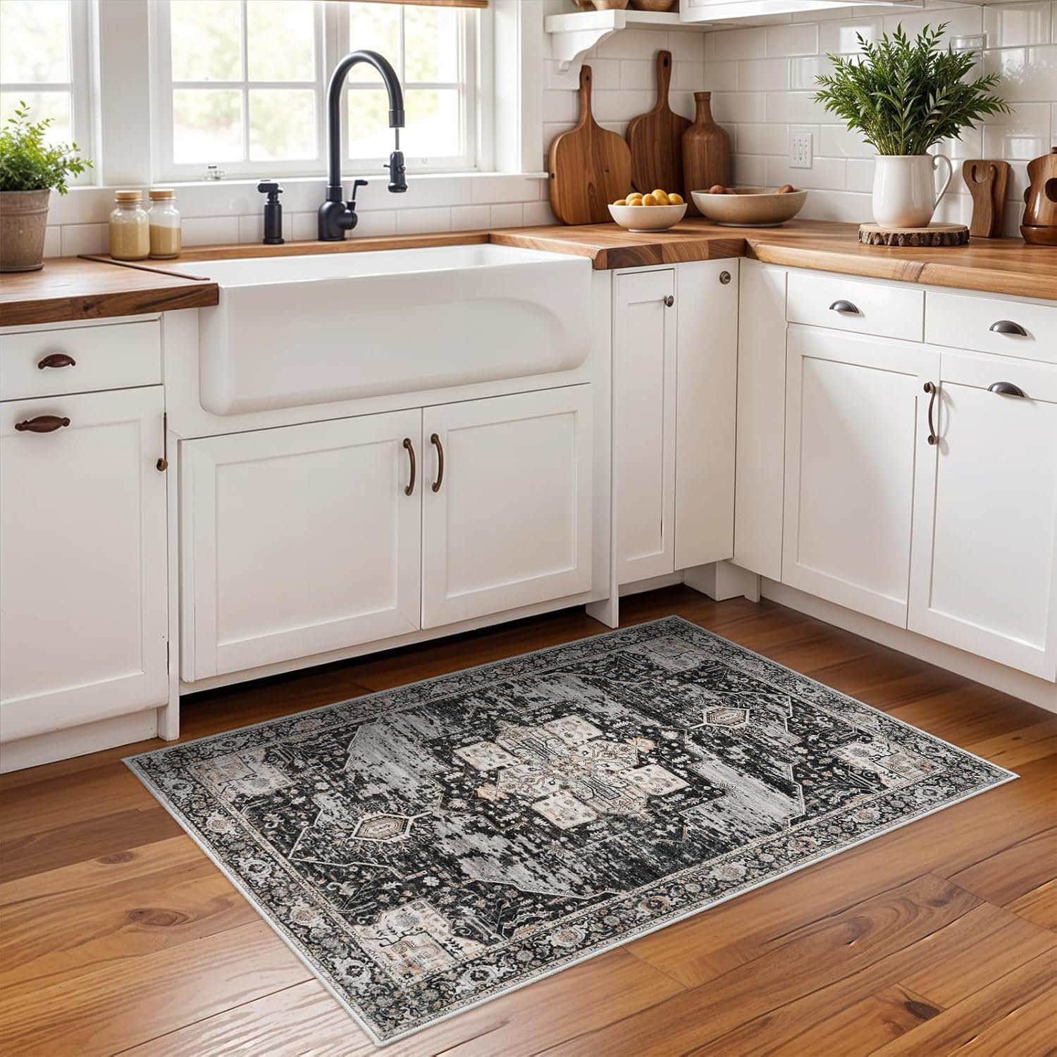 Bungalow Rose Washable Area Rugs - Large Rugs for Living Room Stain ...