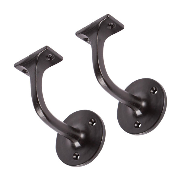 Hammer and Tongs Hammer & Tongs - Wrought Iron Handrail Bracket - D75mm ...